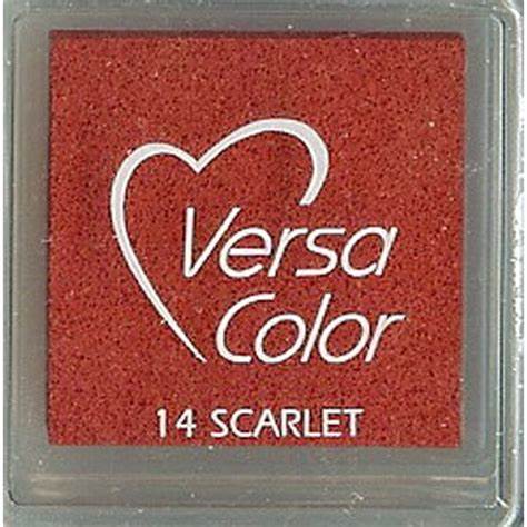VERSA COLOR Pigment Ink - SCARLET – The Scrapbooker's Confetti Box