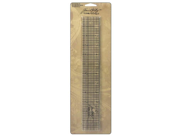TIM HOLTZ 12" DESIGN RULER TH92481 – The Scrapbooker's Confetti Box