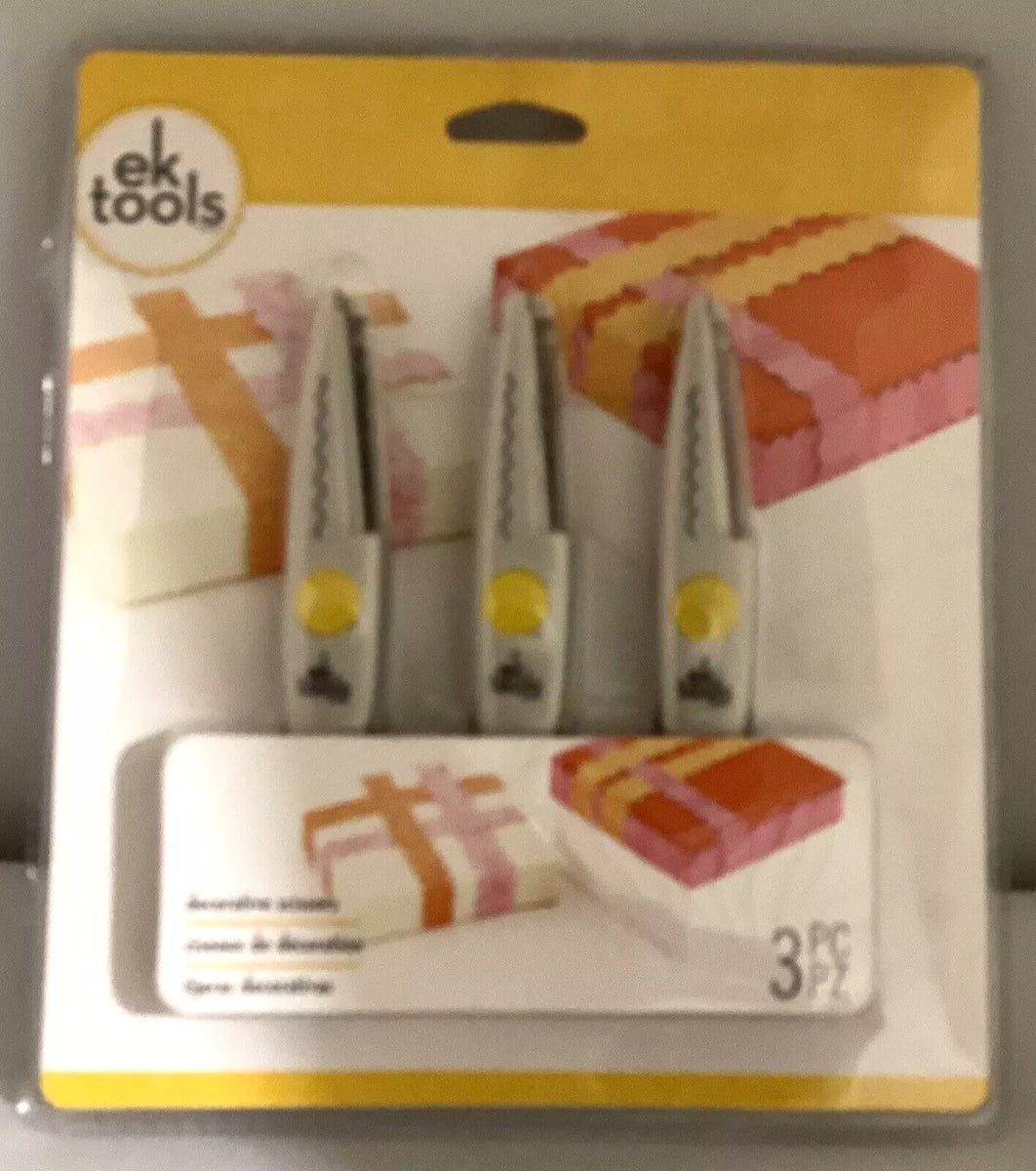 EK TOOLS 3 PIECE DECORATIVE SCISSORS 54200000 – The Scrapbooker's ...