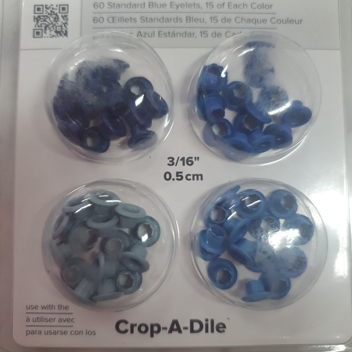 WRMK EYELETS BLUE 60pc41578-7 – The Scrapbooker's Confetti Box