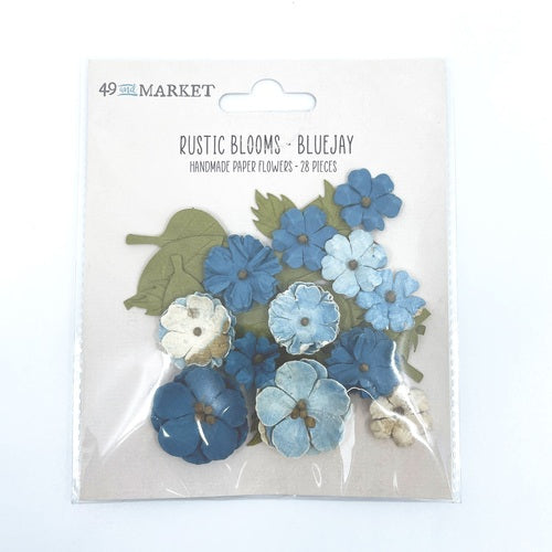 49 & Market Rustic Blooms - Blue Jay – The Scrapbooker's Confetti Box