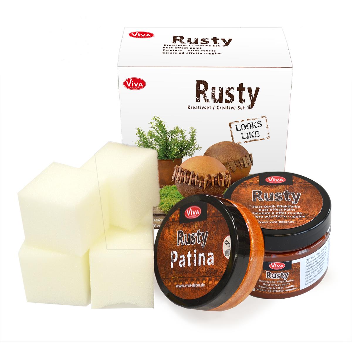 Viva - RUSTY Rust effect paste Creative set – The Scrapbooker's ...
